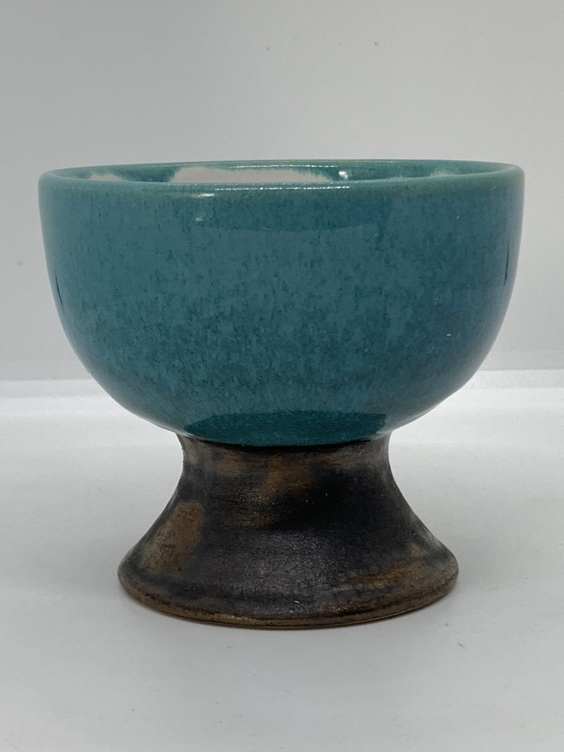 RM Beck Pottery Footed Bowl 9cm high - Vintage Keepsakes
