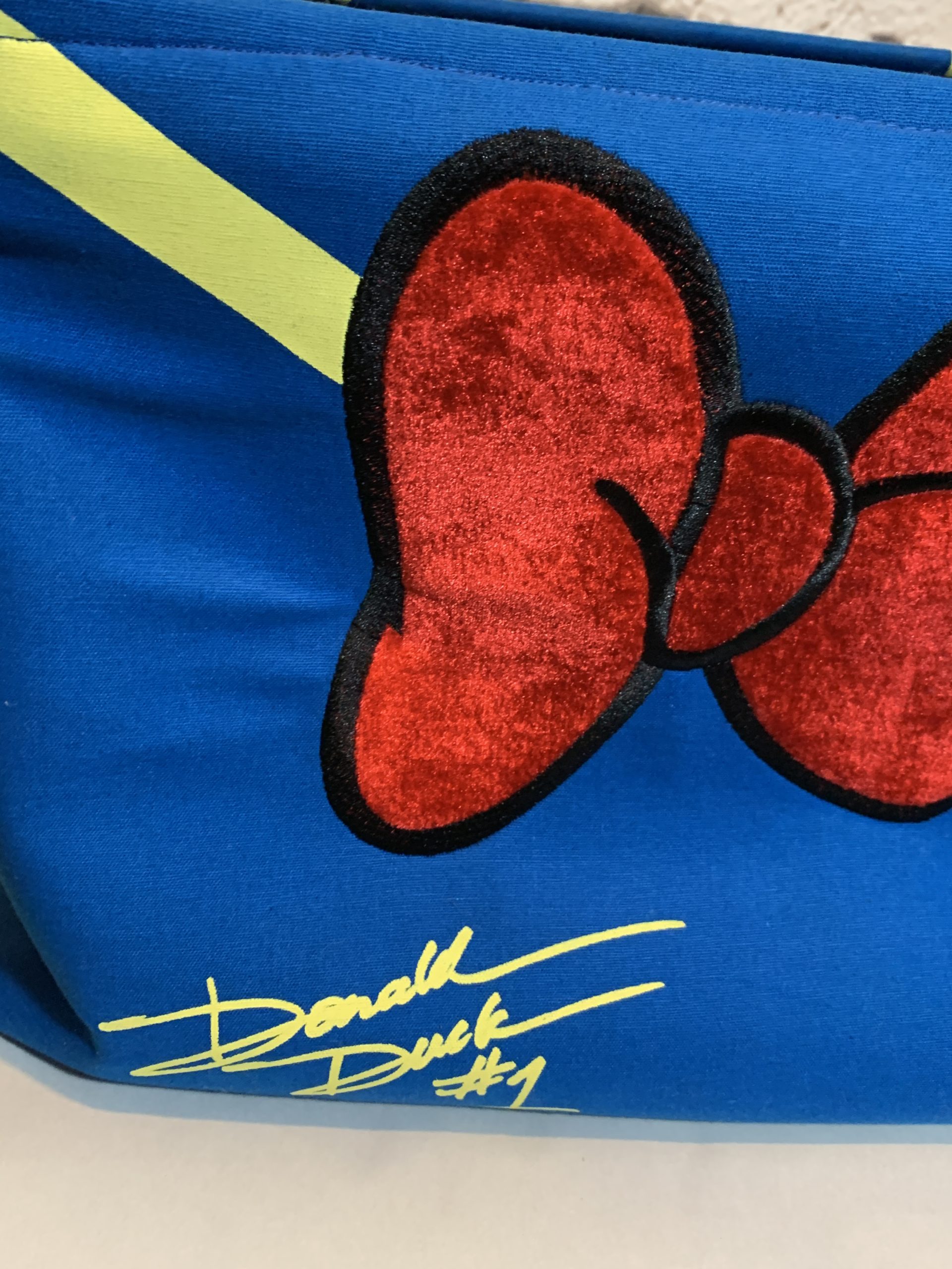 Donald Duck Tote Bag 30x40x25cm - Vintage Keepsakes