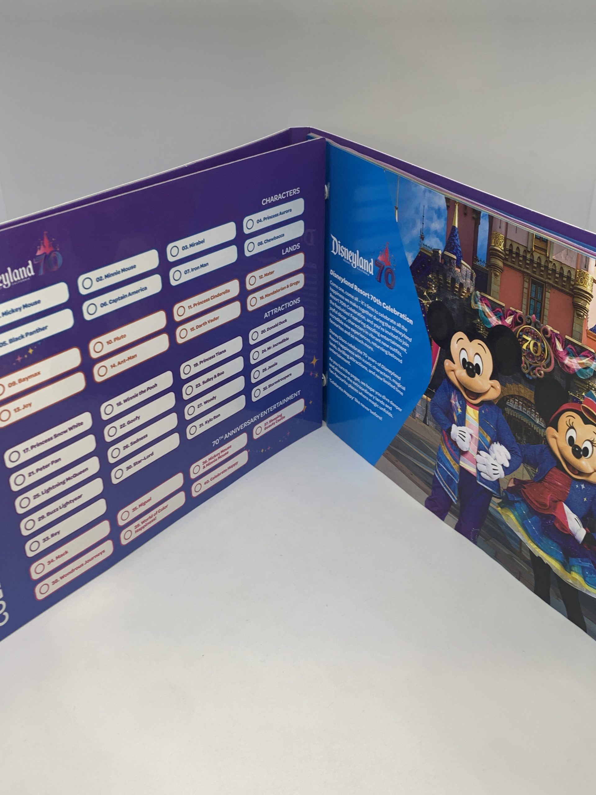 Disneyland 70 Disney Discs Collectors Album - Complete - Vintage Keepsakes