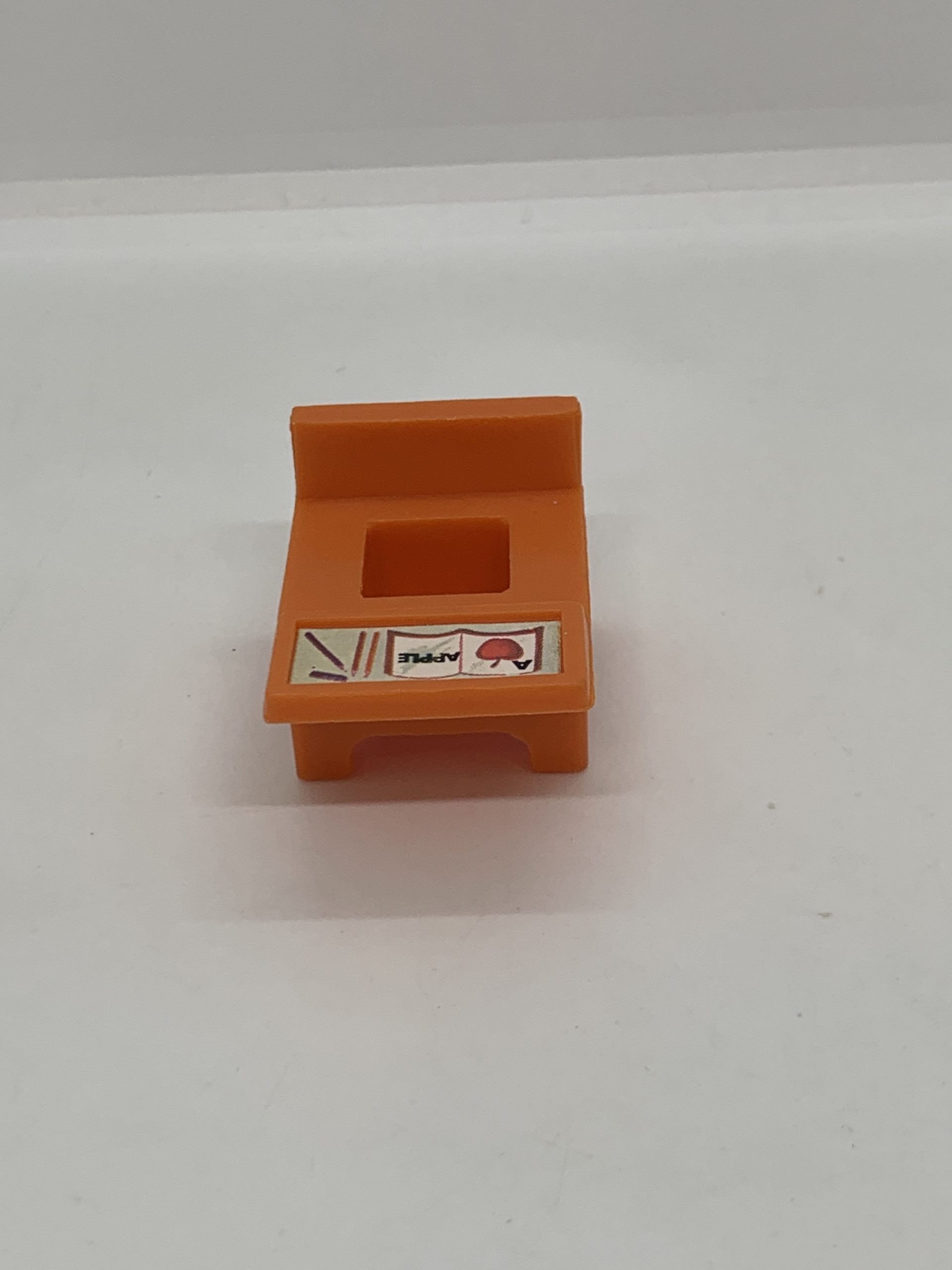 Blue Box Toys Little People - Orange School Desk - Vintage Keepsakes