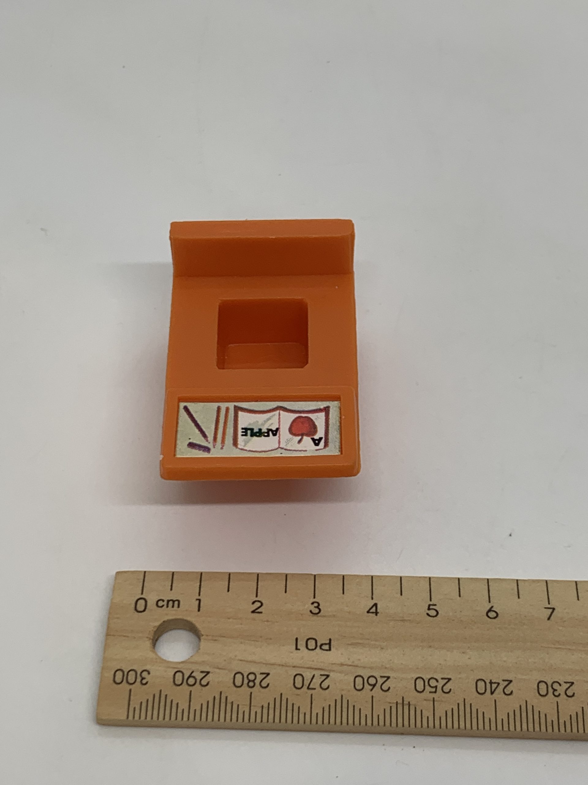 Blue Box Toys Little People - Orange School Desk - Vintage Keepsakes