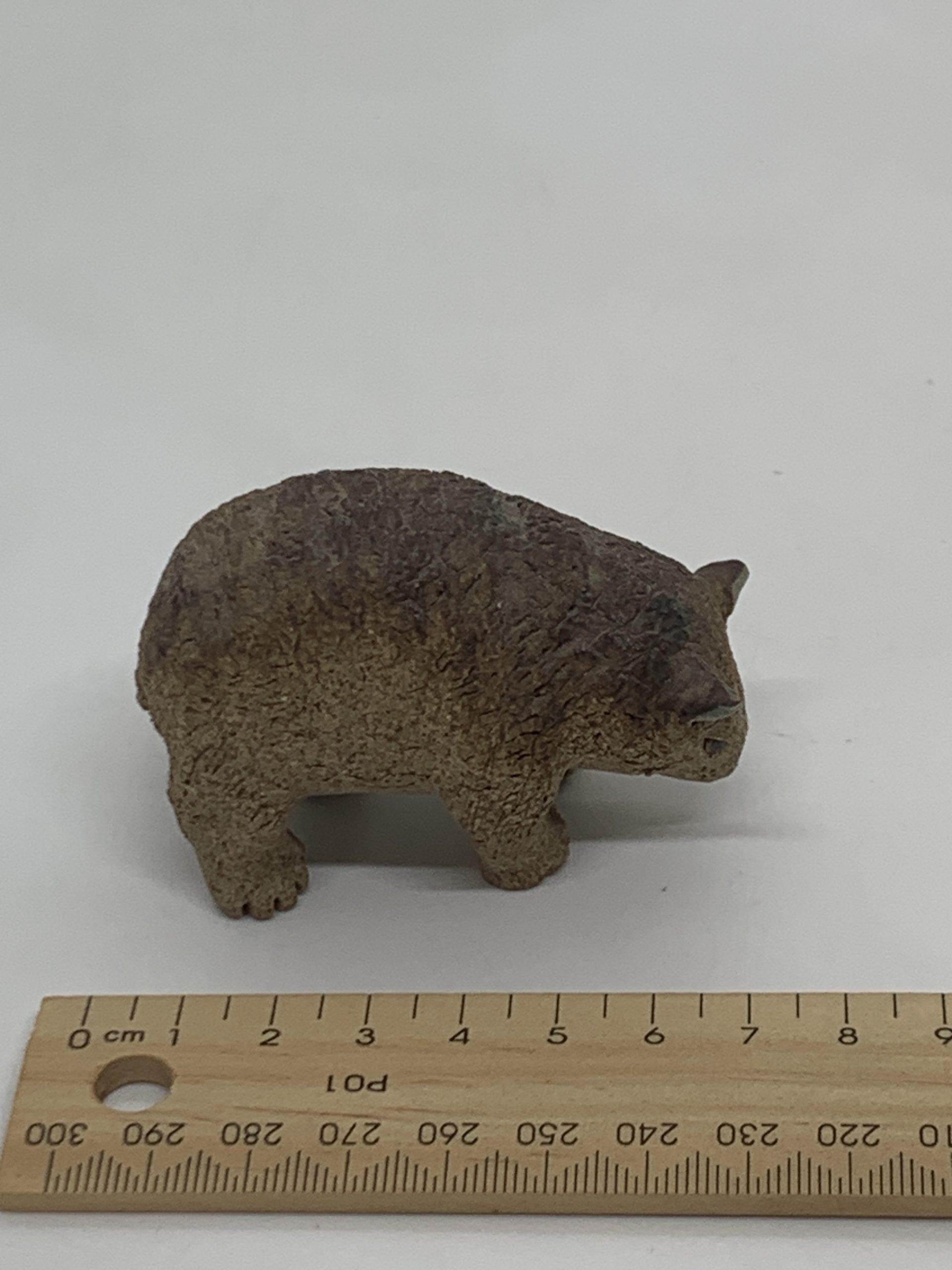 Pottery Wombat marked Wombat 6.5cm - Vintage Keepsakes