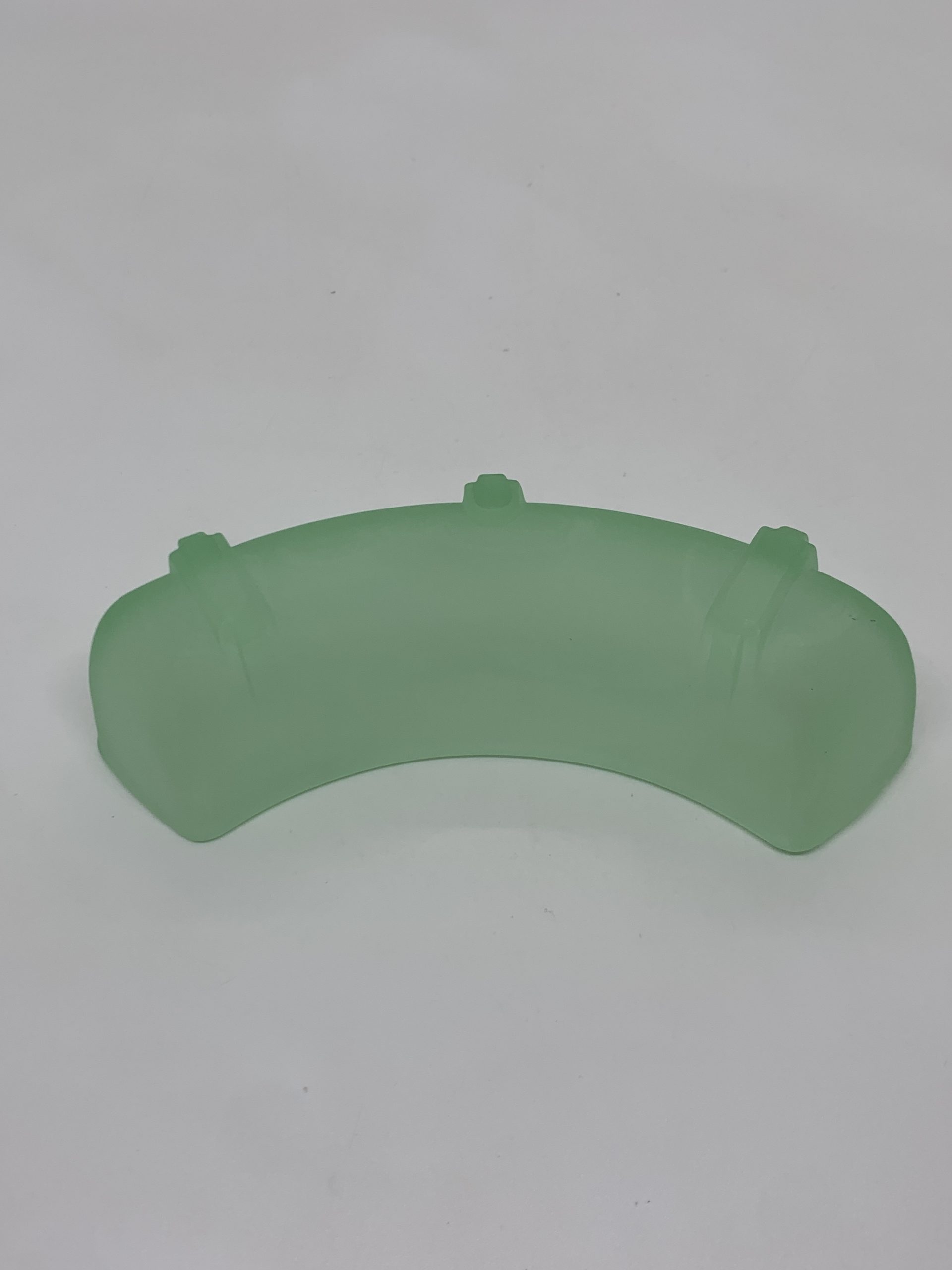 Satin Uranium Glass Quarter Circle Trough Vase 15cm long - Vintage ...