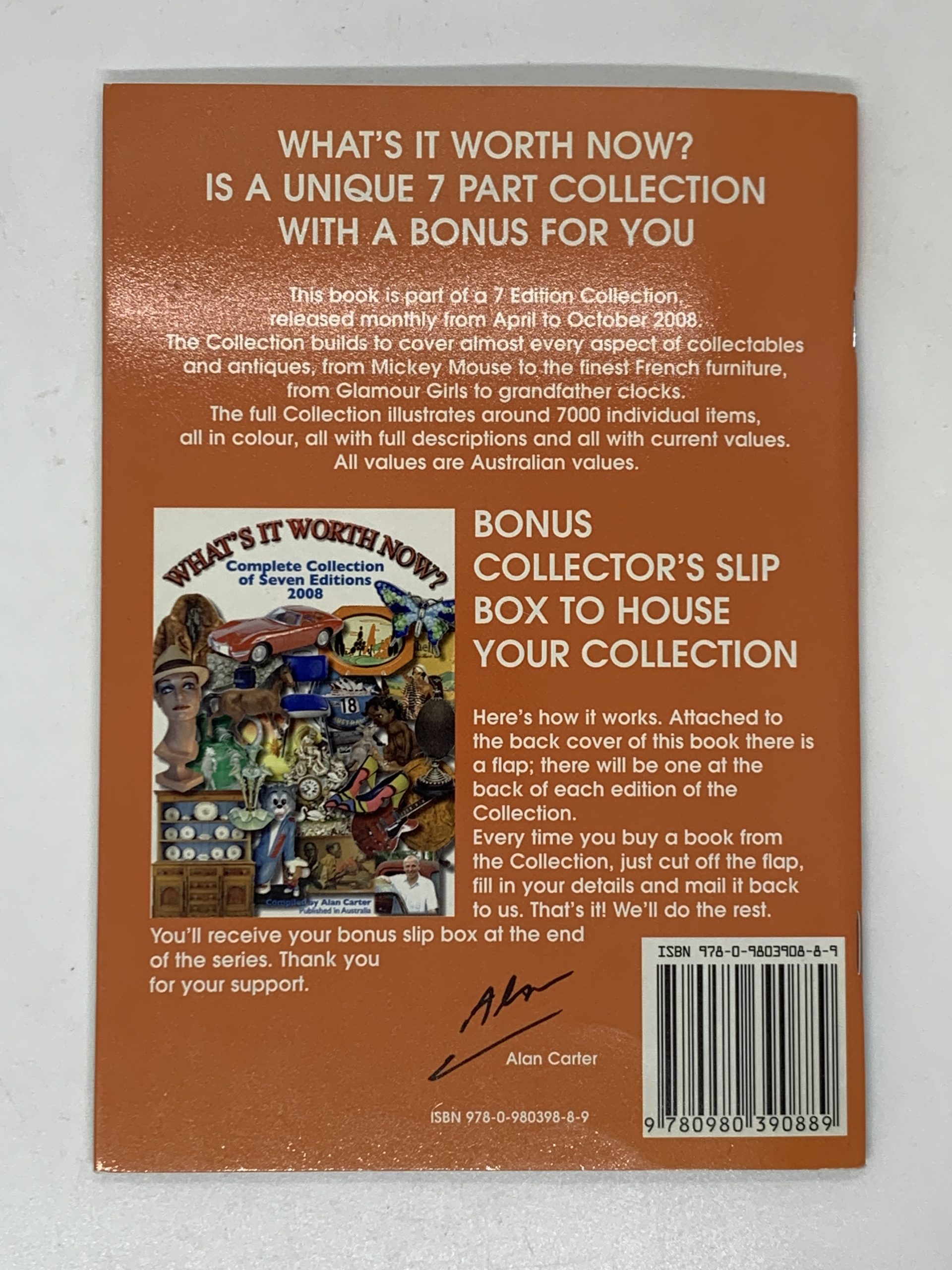 Whats it Worth Now - Collectables Volume 1 - 2008 Edition - by Alan ...