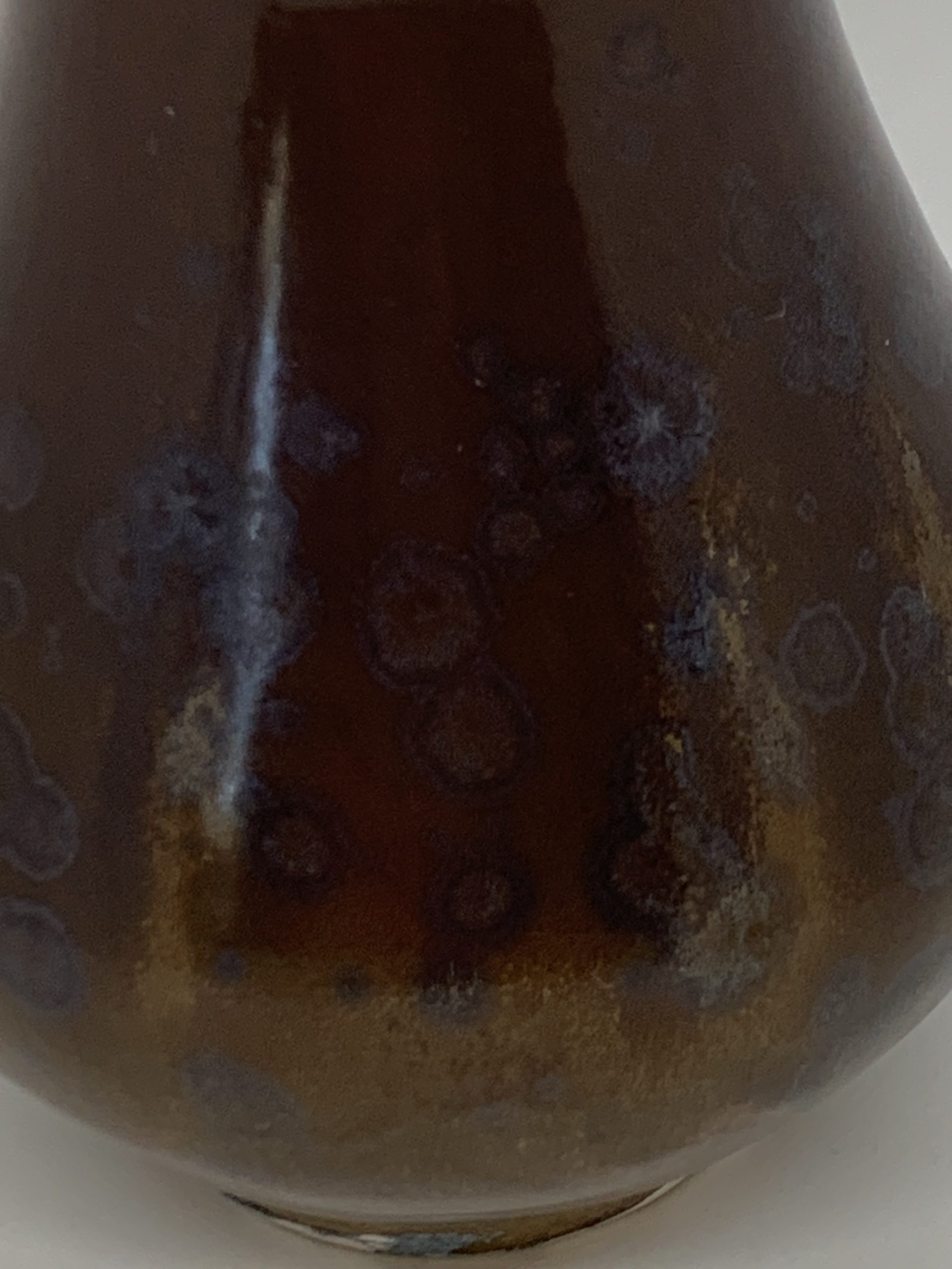 Lachlan Ely Pottery Brown Vase 16.5cm (marked LE 1.7.00) - Vintage ...