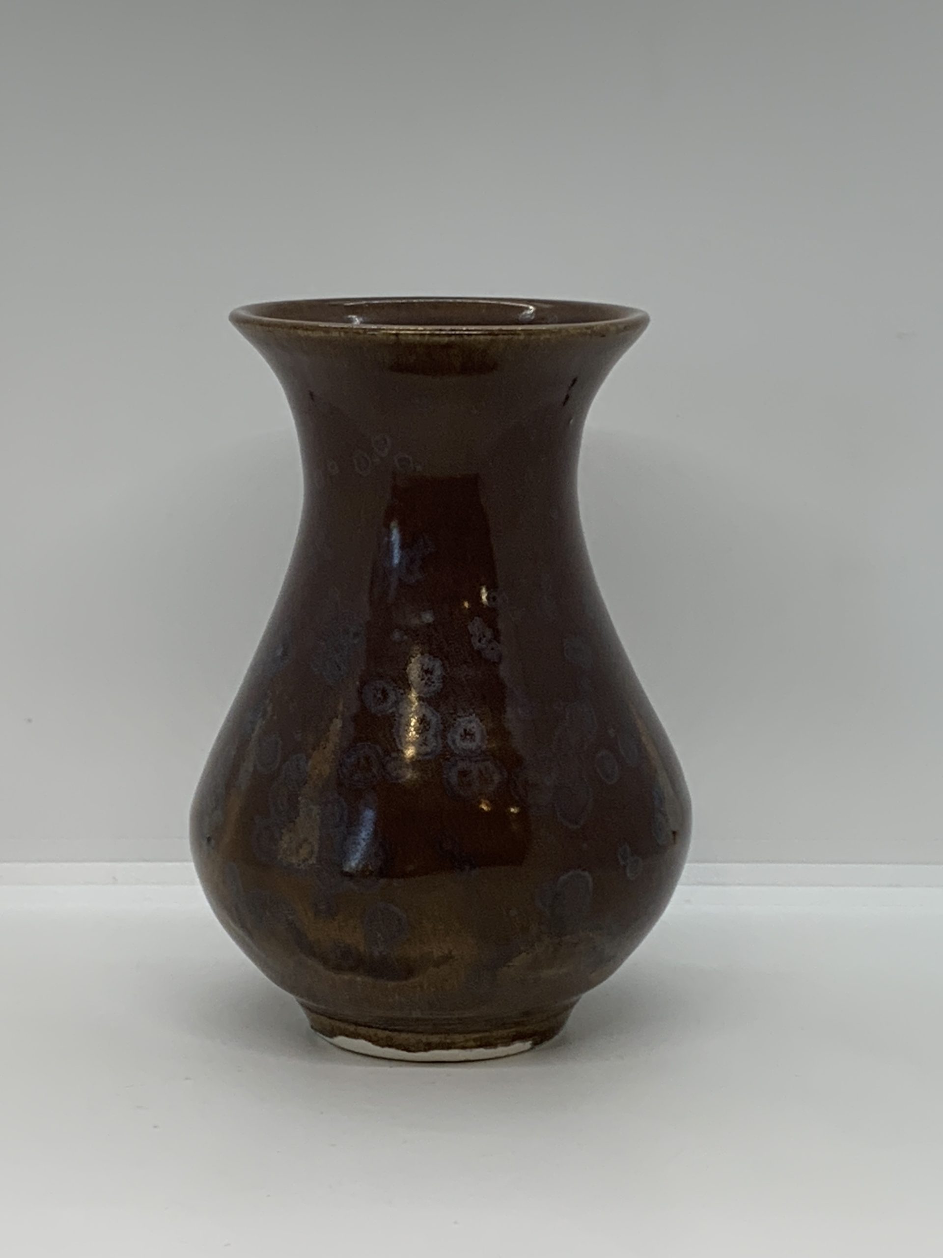 Lachlan Ely Pottery Brown Vase 16.5cm (marked LE 1.7.00) - Vintage ...